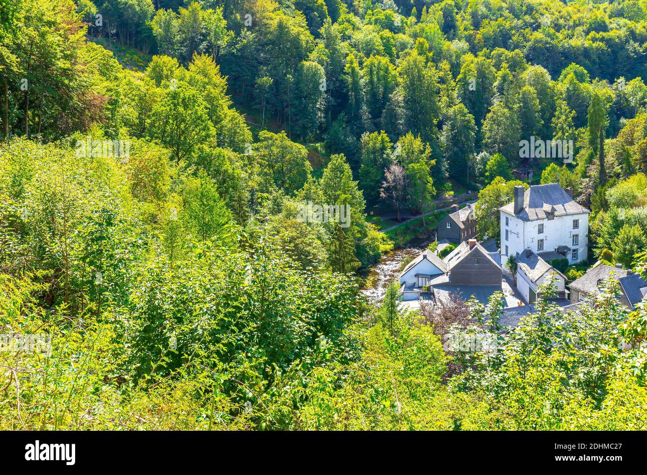 Best of the touristic village Monschau, located in the hills of the ...