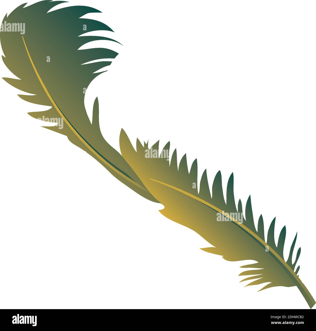 feather texture decoration nature icon vector illustration Stock Vector ...