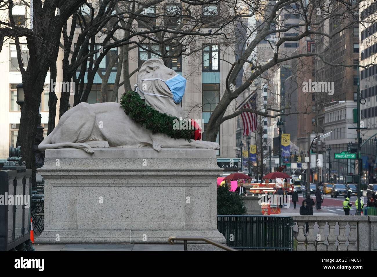 New York, New York, USA. 11th Dec, 2020. Patience and Fortitude, the ...