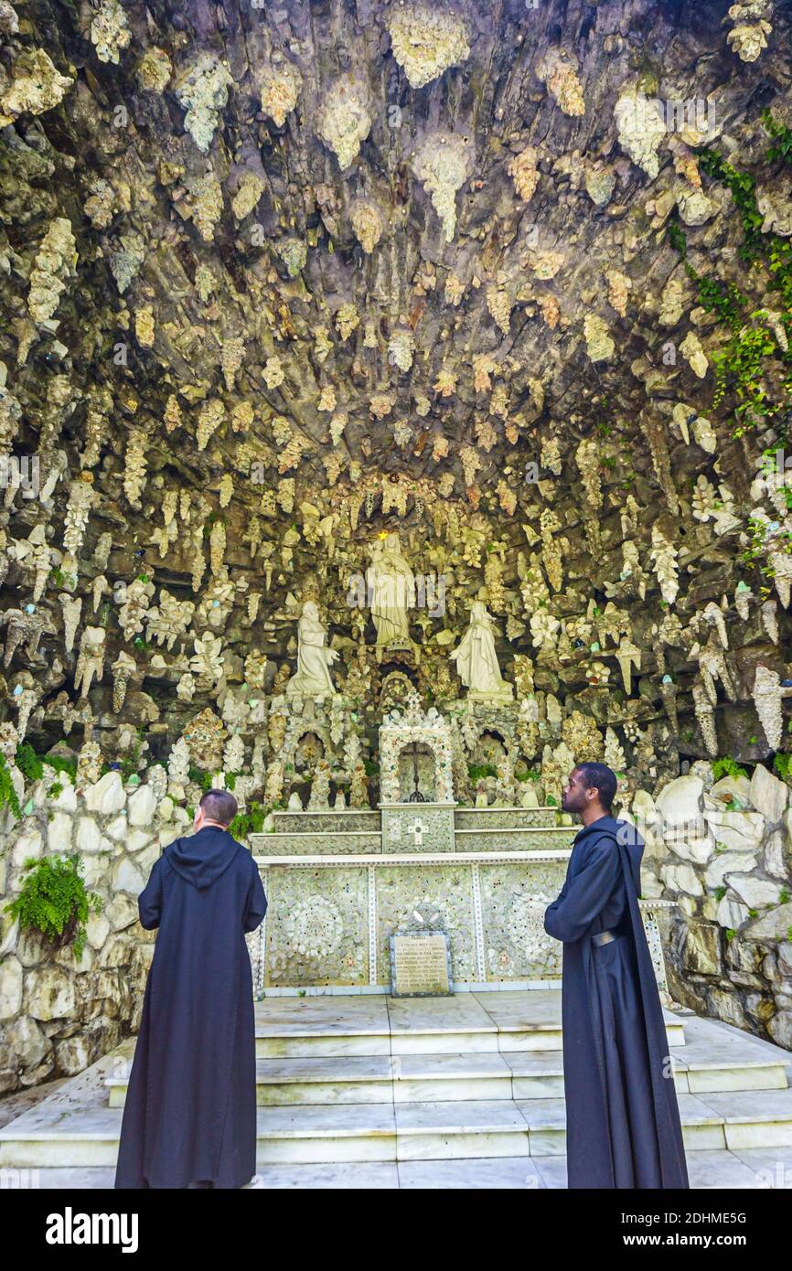 Alabama Cullman St. Saint Bernard Abbey Ave Marie Grotto,cement ...