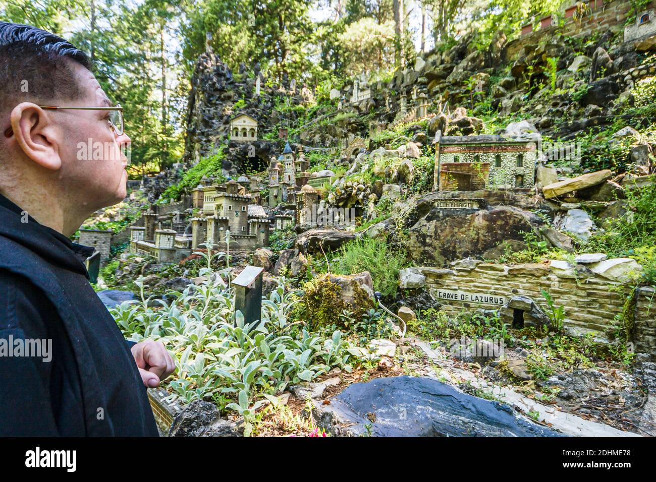 Alabama Cullman St. Saint Bernard Abbey Ave Marie Grotto,monastery ...
