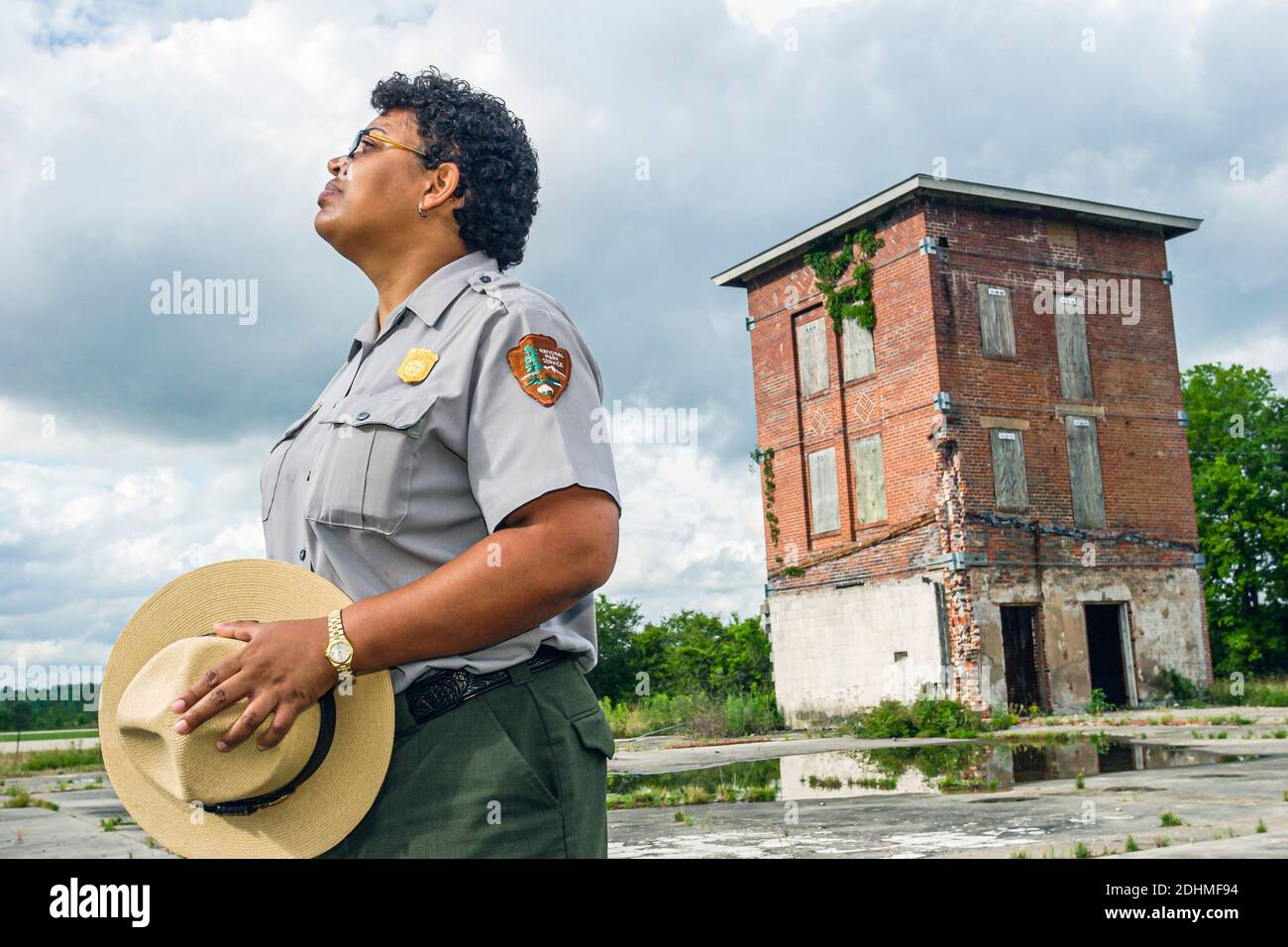 Female African American Park Ranger High Resolution Stock Photography ...
