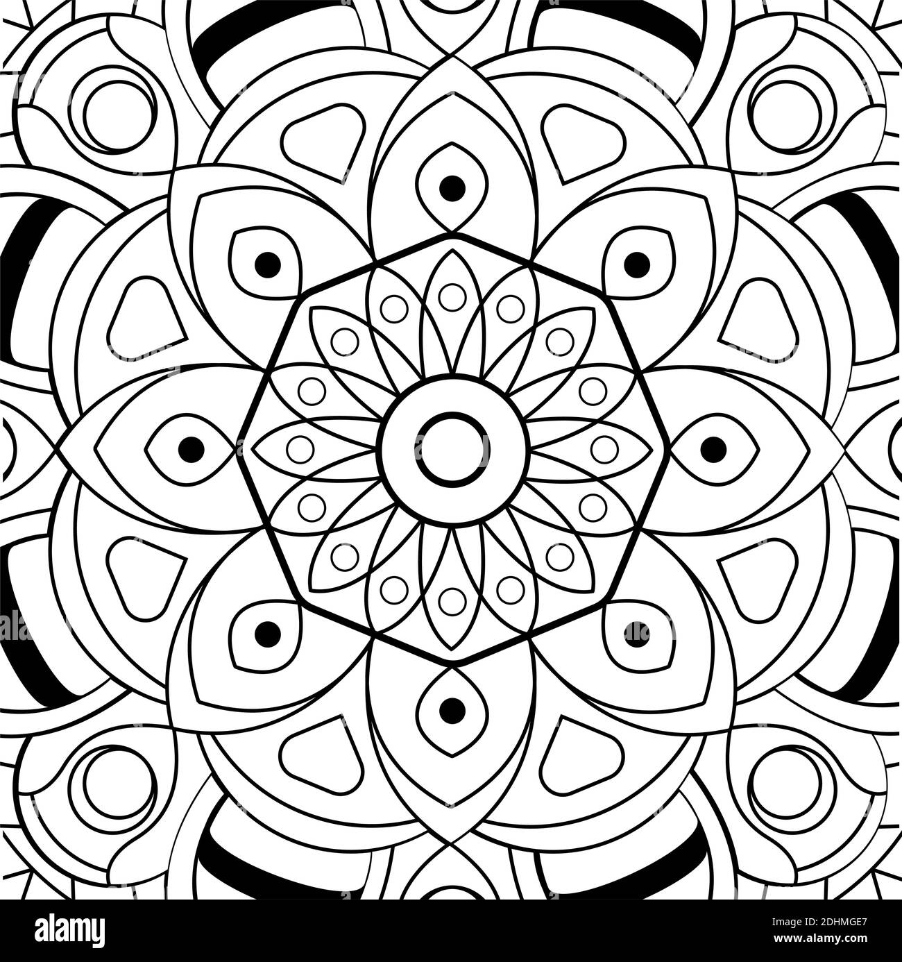 Symmetrical drawing Cut Out Stock Images & Pictures - Alamy
