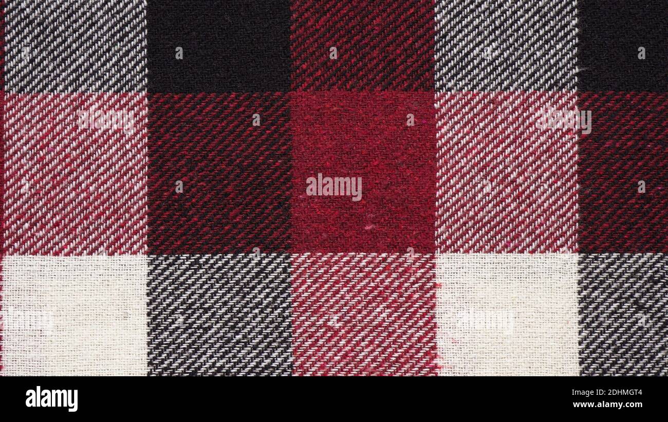 Black and white plaid texture hi-res stock photography and images - Alamy