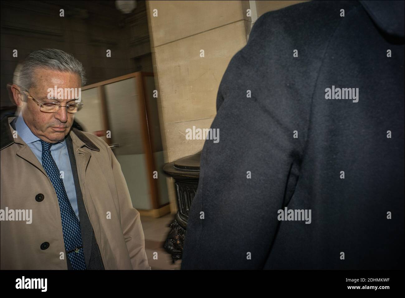International art dealer Guy Wildenstein and his lawyer Herve Temime ...