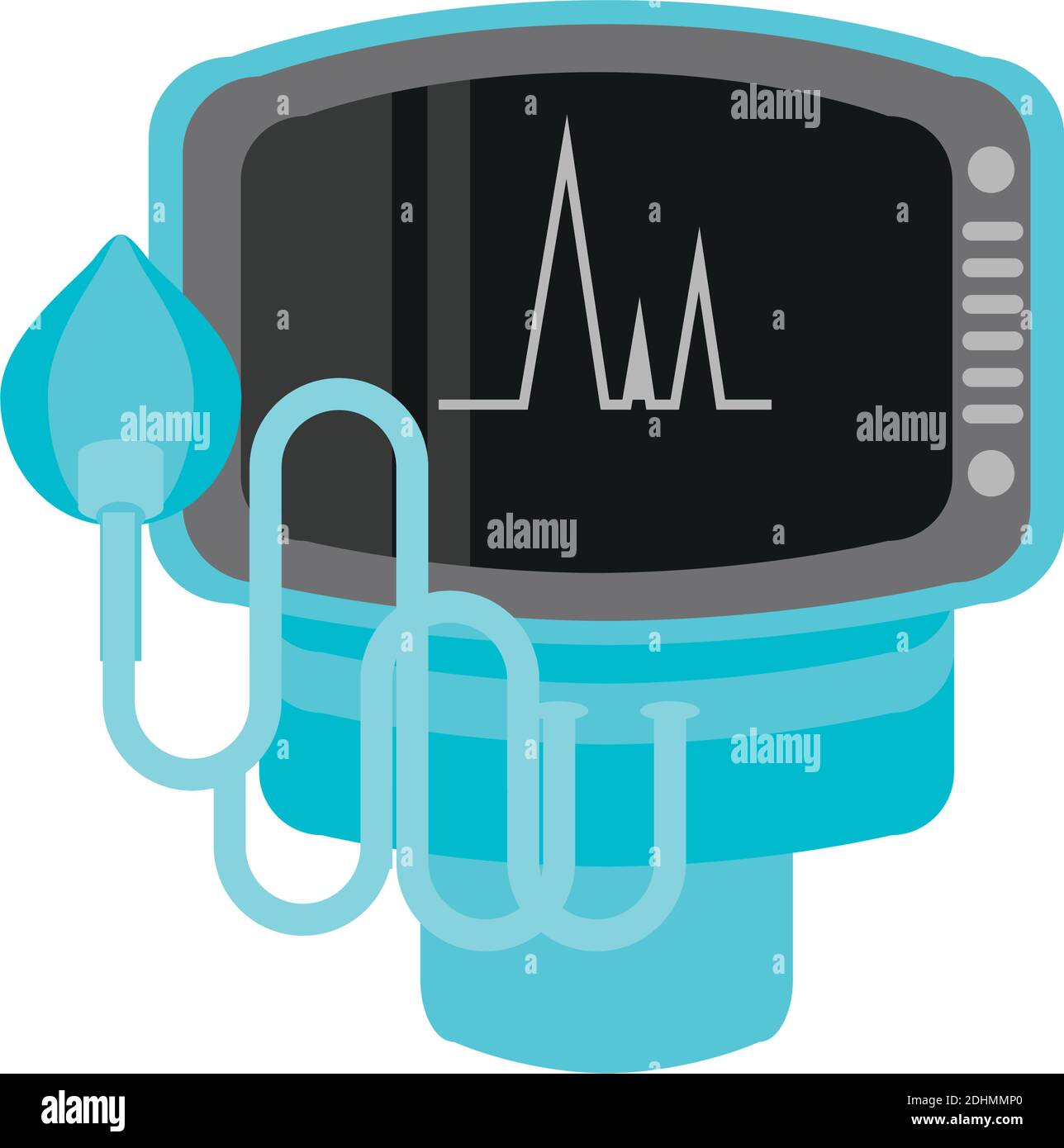 artificial ventilation of the lungs machine equipment medical vector ...