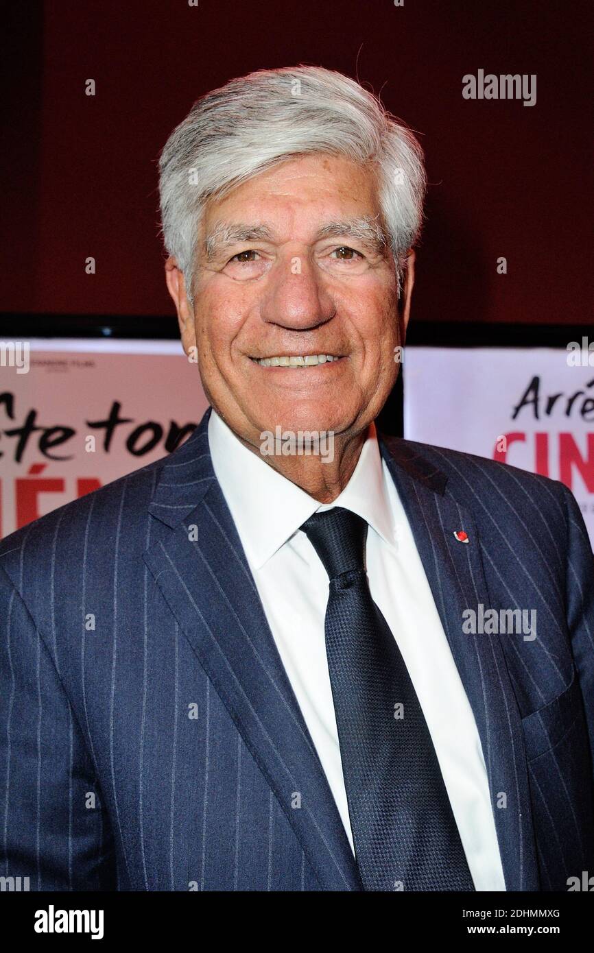 Maurice Levy assiste a la premiere du film Arrete Ton Cinema au ...