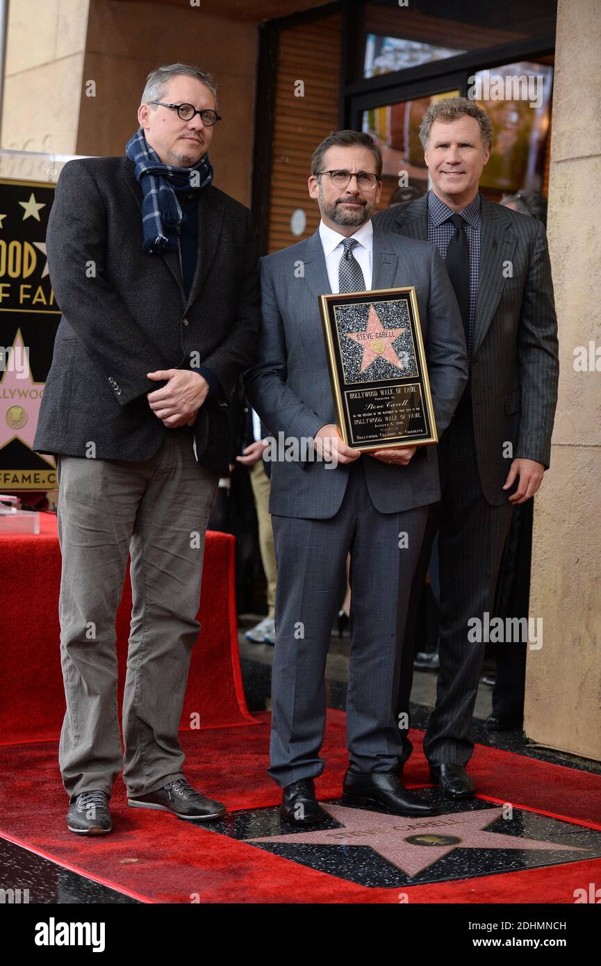 Adam McKay, Steve Carel and Will Ferrell attend a ceremony honoring ...