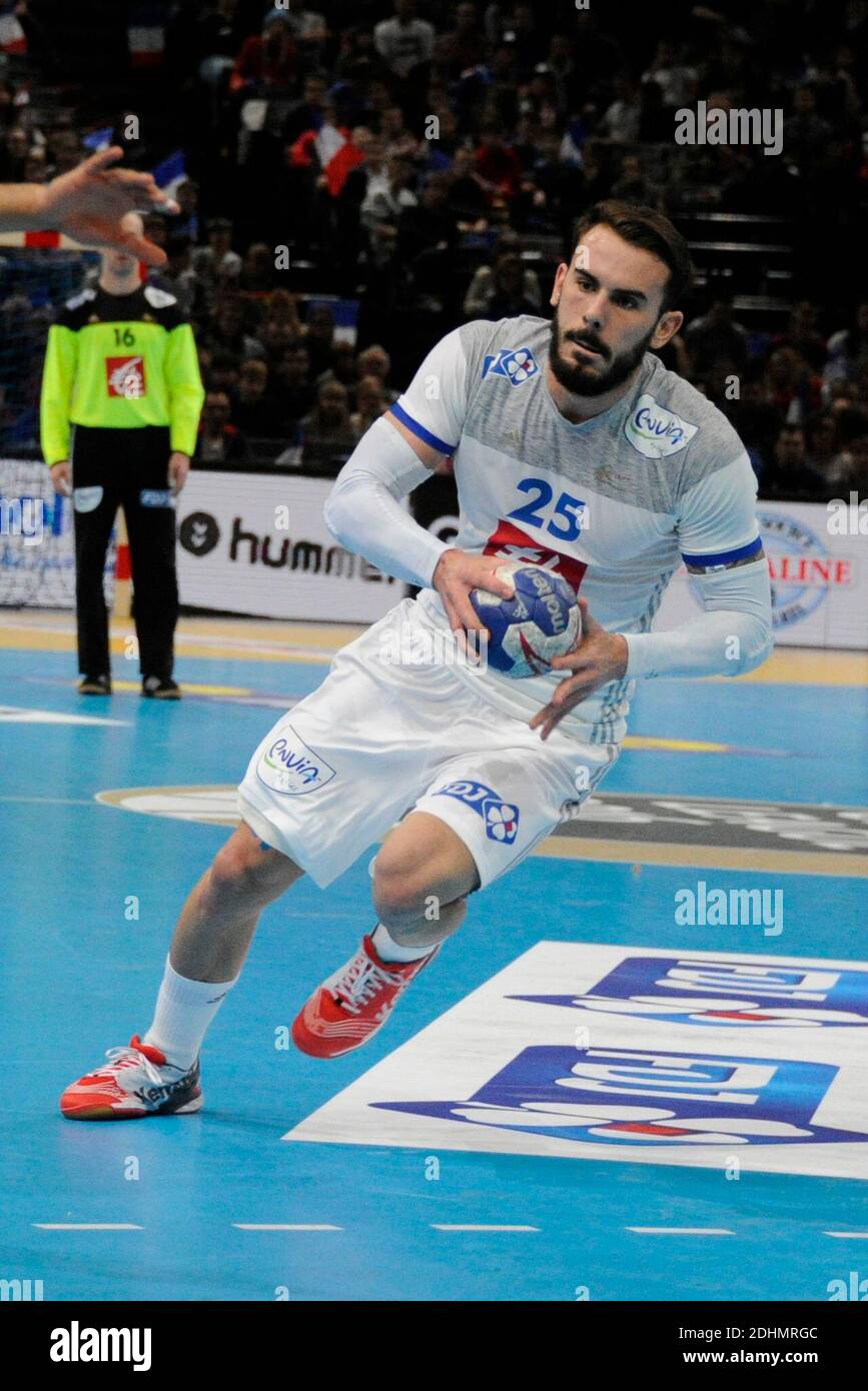France's Theo Derot during the Golden League handball game, France vs ...
