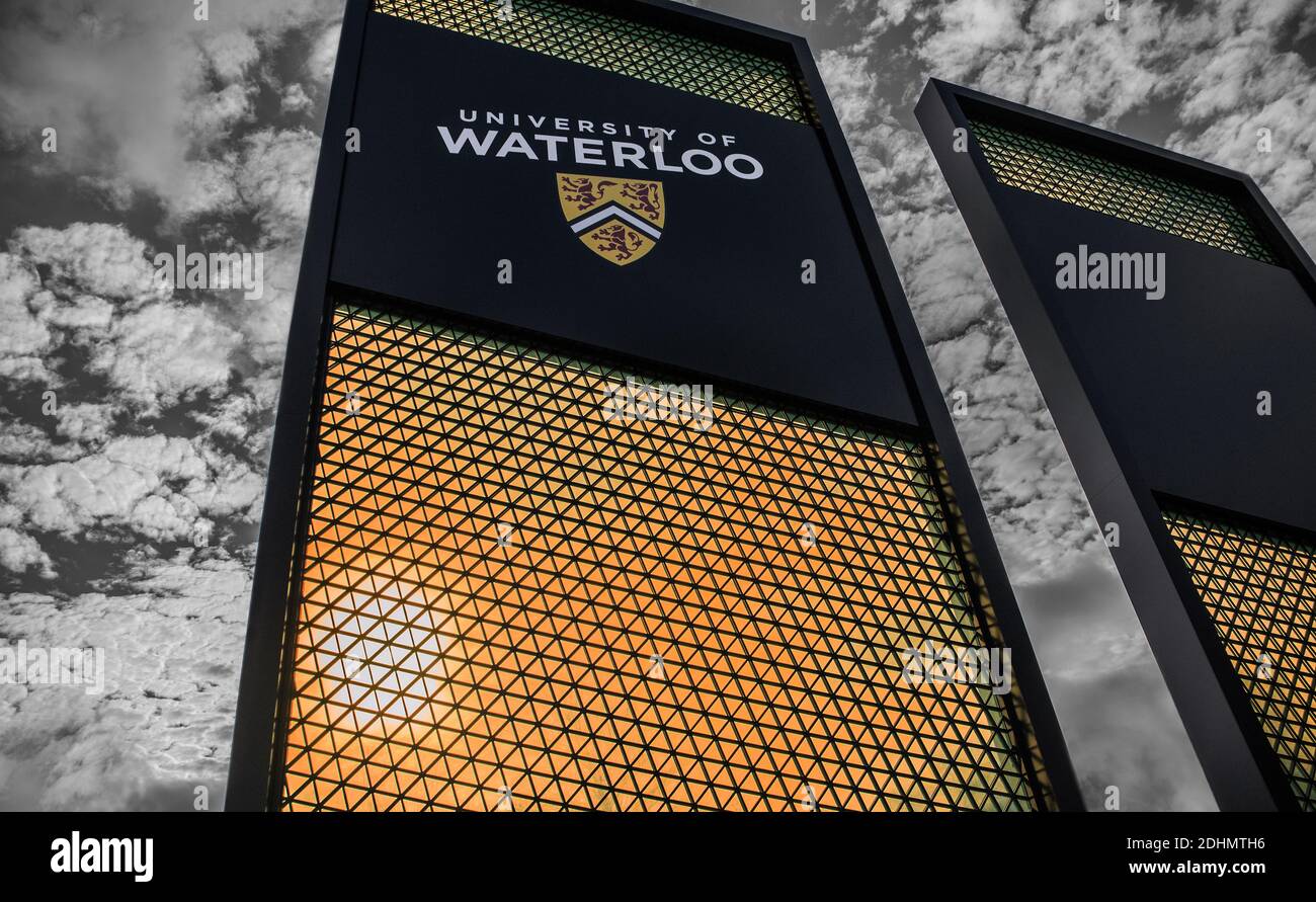 University of Waterloo entrance Stock Photo - Alamy