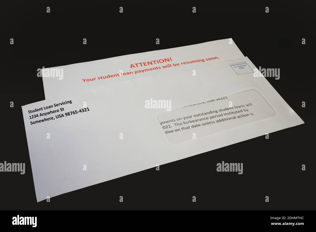 Urgent mail envelope hi-res stock photography and images - Alamy