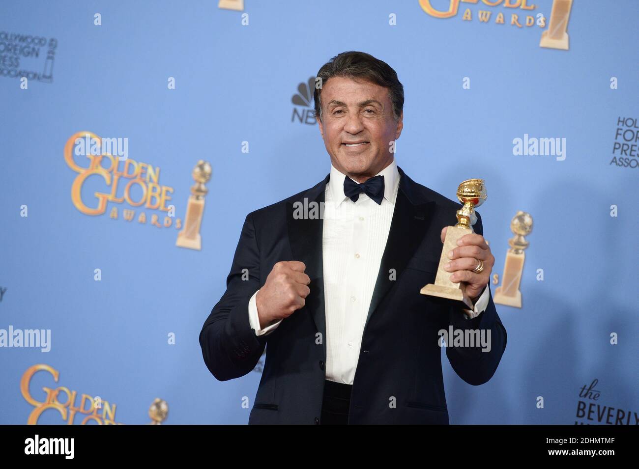 Sylvester Stallone attends the press rooom of the 73rd Annual Golden ...