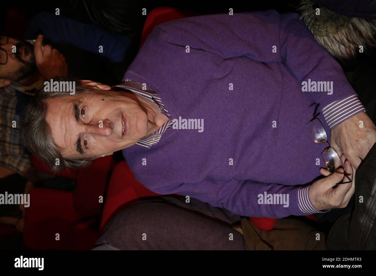 Bernard Menez assiste a la soiree Hommage a Laurent Violet au Theatre ...