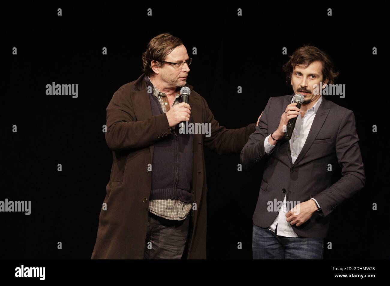 Francois Rolin et Arnaud Tsamere assistent a la soiree Hommage a ...