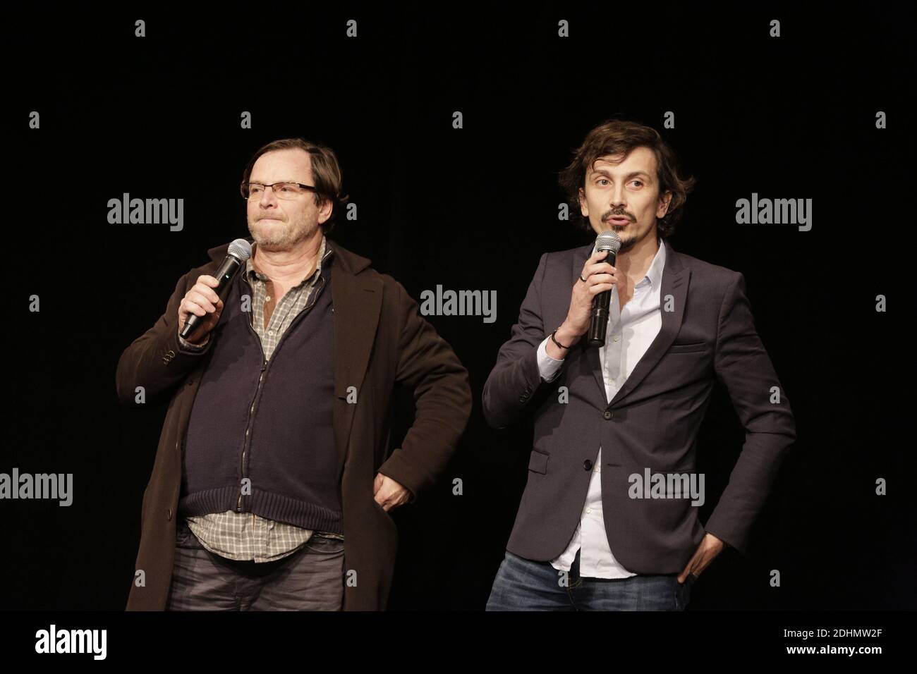 Francois Rolin et Arnaud Tsamere assistent a la soiree Hommage a ...