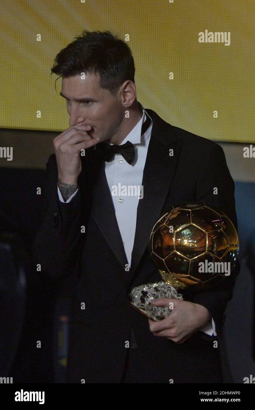 Lionel messi 2015 ballon d'or hi-res stock photography and images - Alamy
