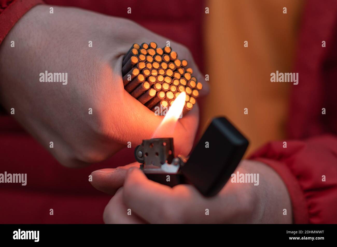 Fire cracker light up outside hi-res stock photography and images - Alamy