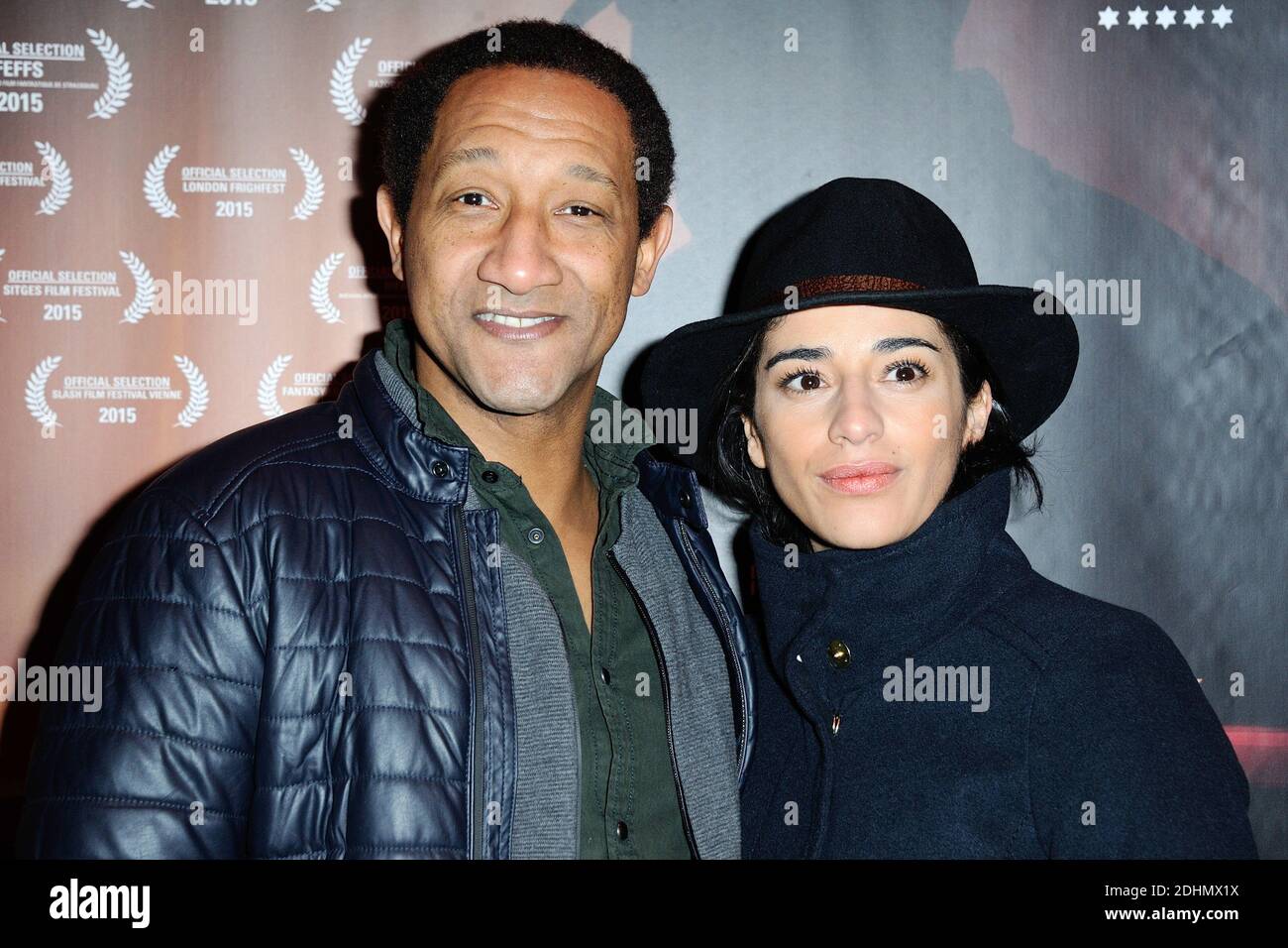 Edouard Montoute et sa femme Loubna Montoute assistent a l'avant ...