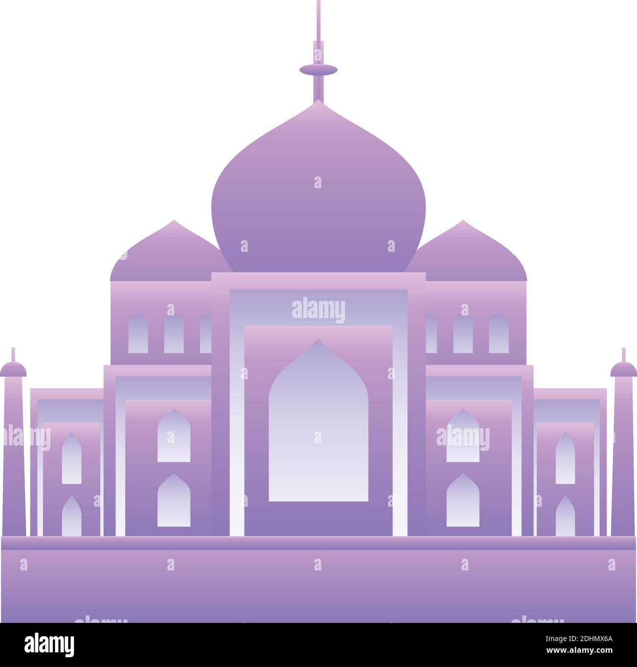Taj museum at the taj mahal Stock Vector Images - Alamy