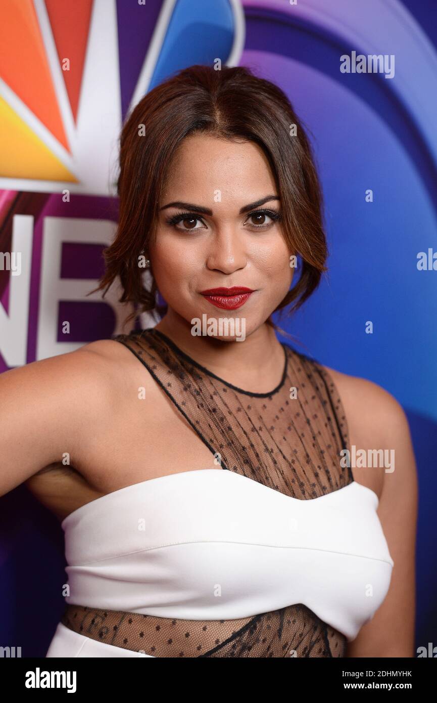 Monica Raymund attends the NBCUniversal Press Tour at the Langham ...