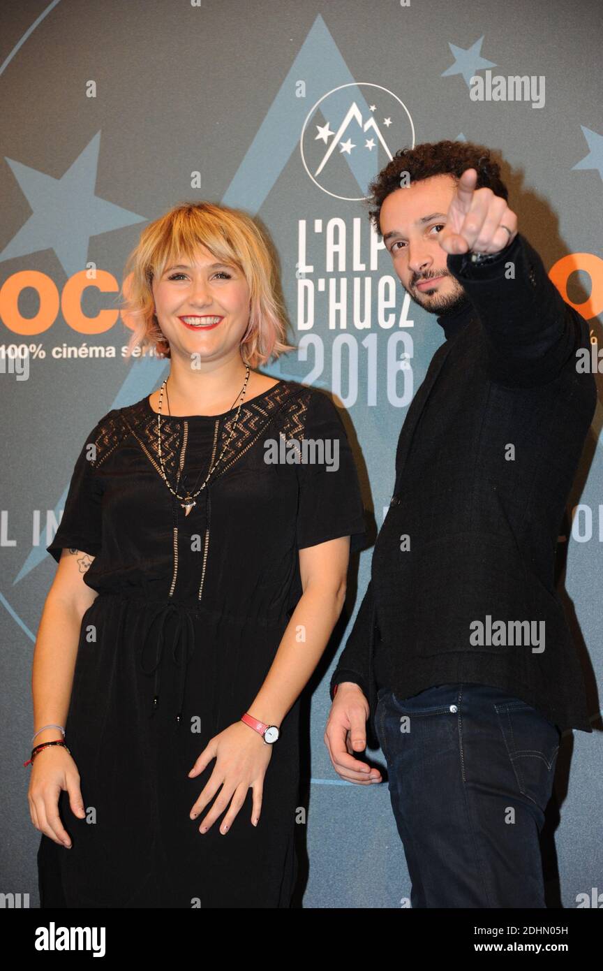 Berengere Krief and William Lebghil attending the 19th Alpe d'Huez ...