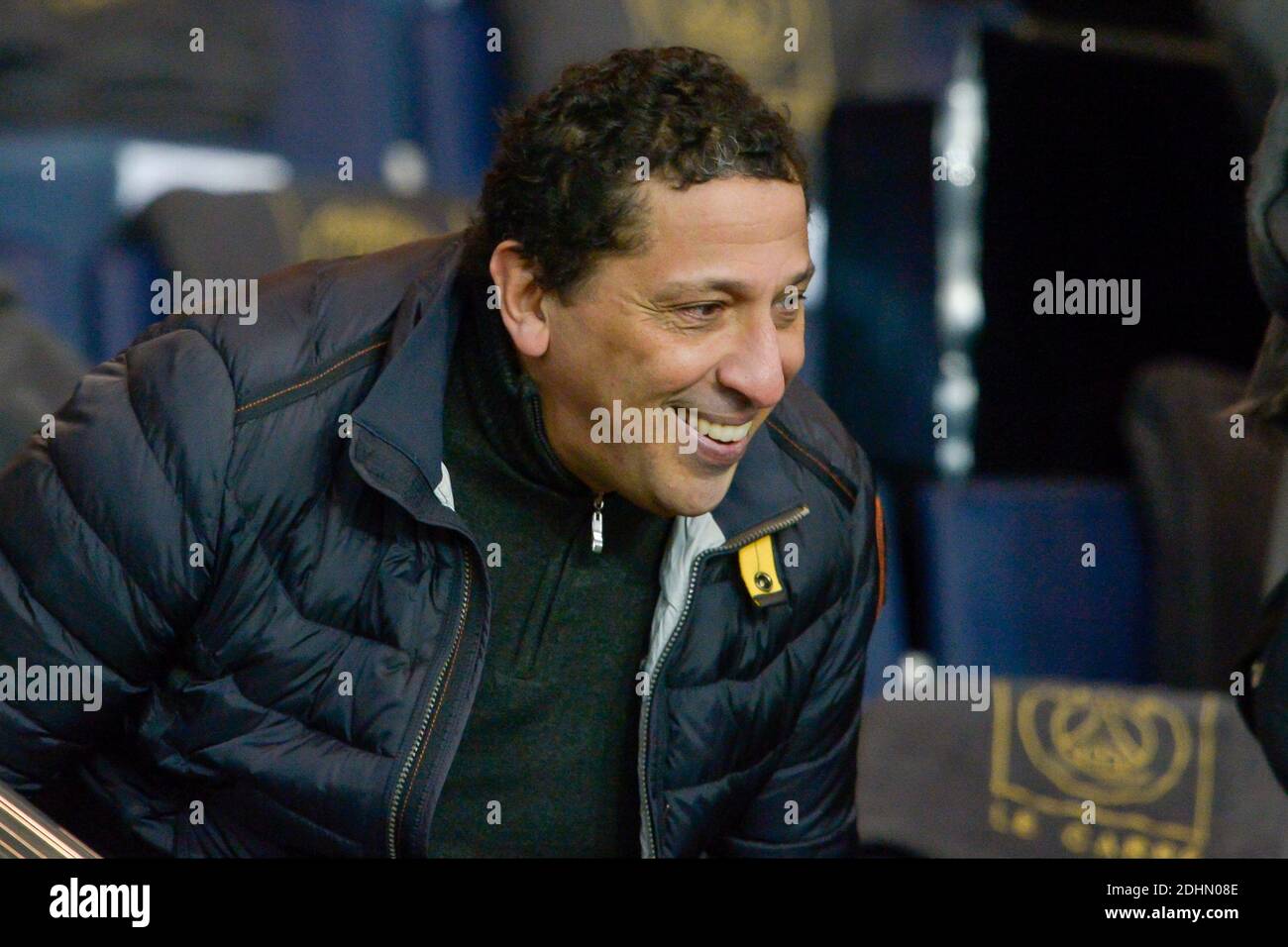 Comic Smain in the stands attending the League Cup Quarter-Final soccer ...