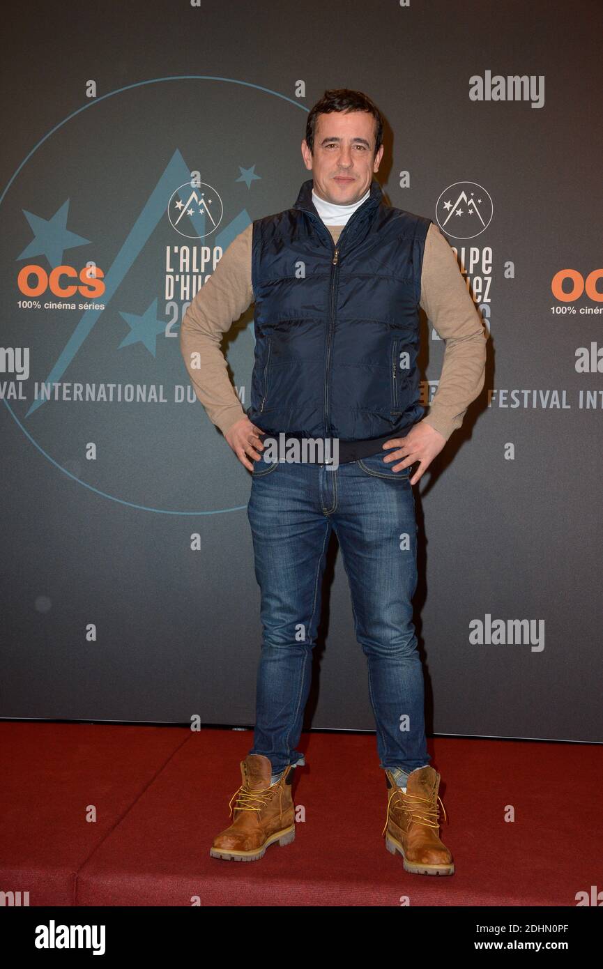 Karim Adda attends a photocall during the 19th Alpe d'Huez Comedy Film ...
