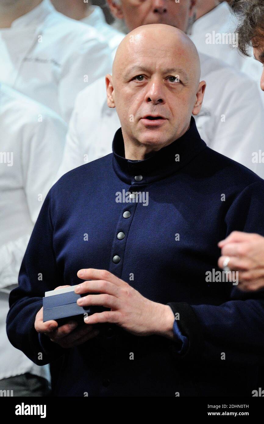 Thierry Marx assiste a la ceremonie donnee a la mairie de Paris pour ...