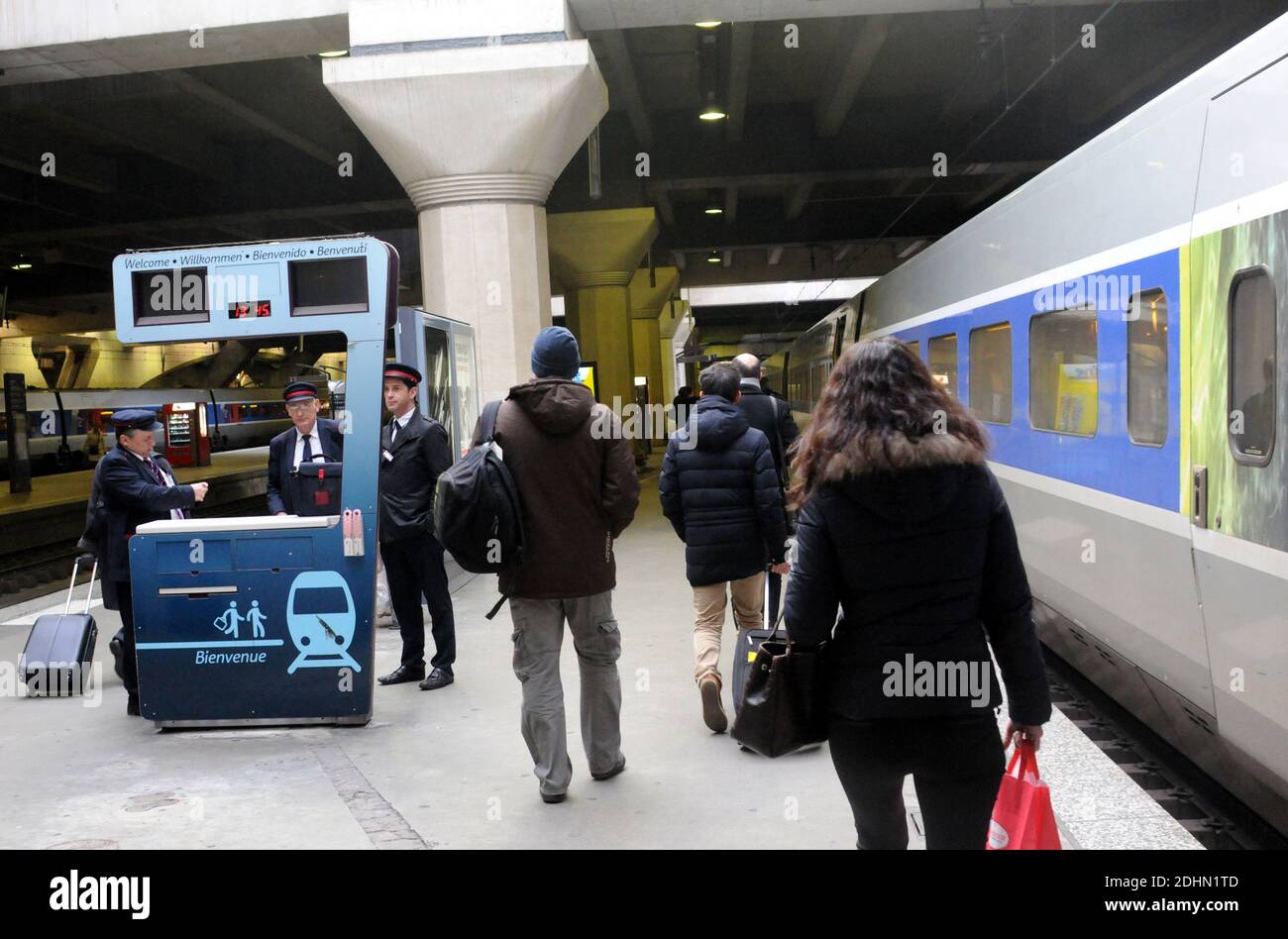 Illustration of Gare de Montparnasse in Paris, France on January 13 ...