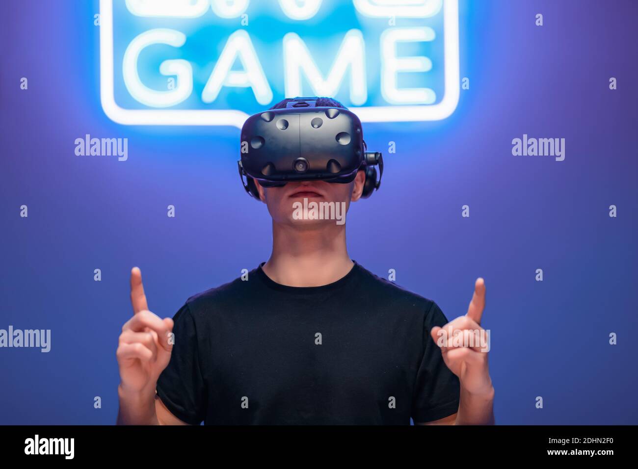 First player get ready to play Stock Photo - Alamy