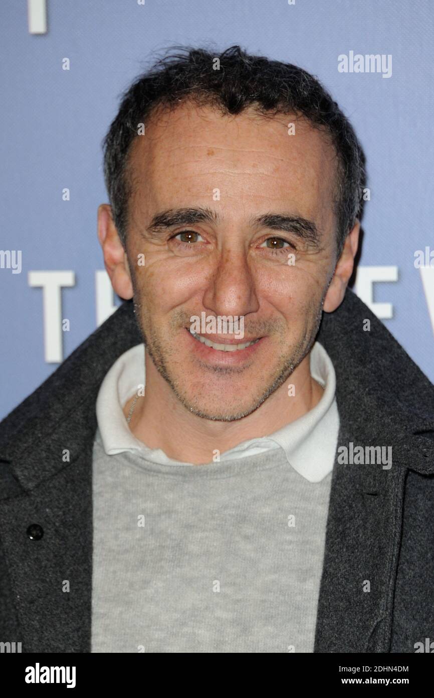 Elie Semoun attending The Revenant premiere at Le Grand Rex cinema in ...
