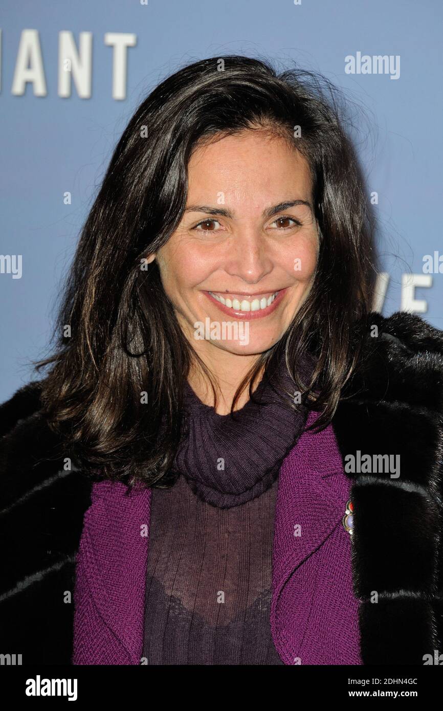 Ines Sastre attending The Revenant premiere at Le Grand Rex cinema in ...