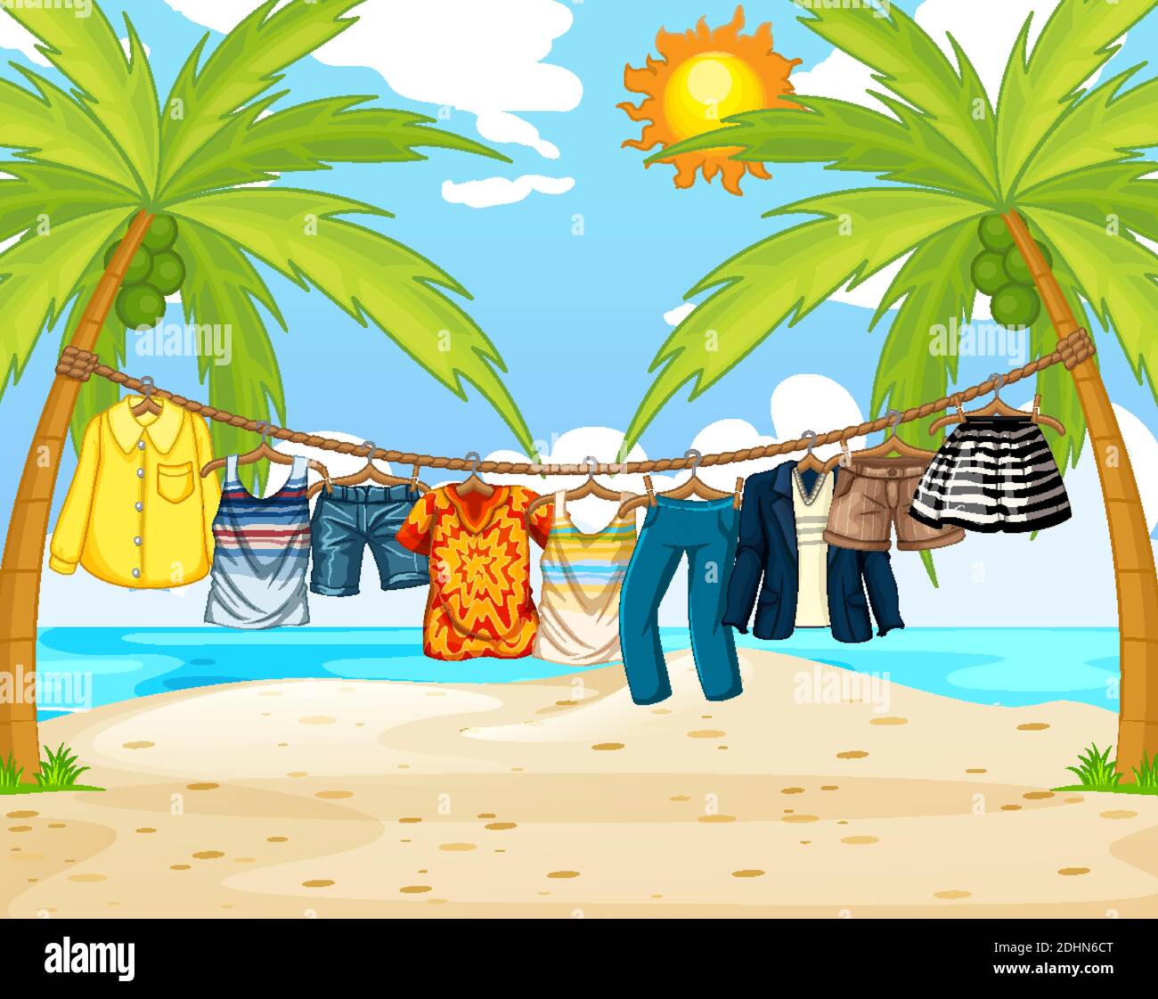Beach Clothes Clipart