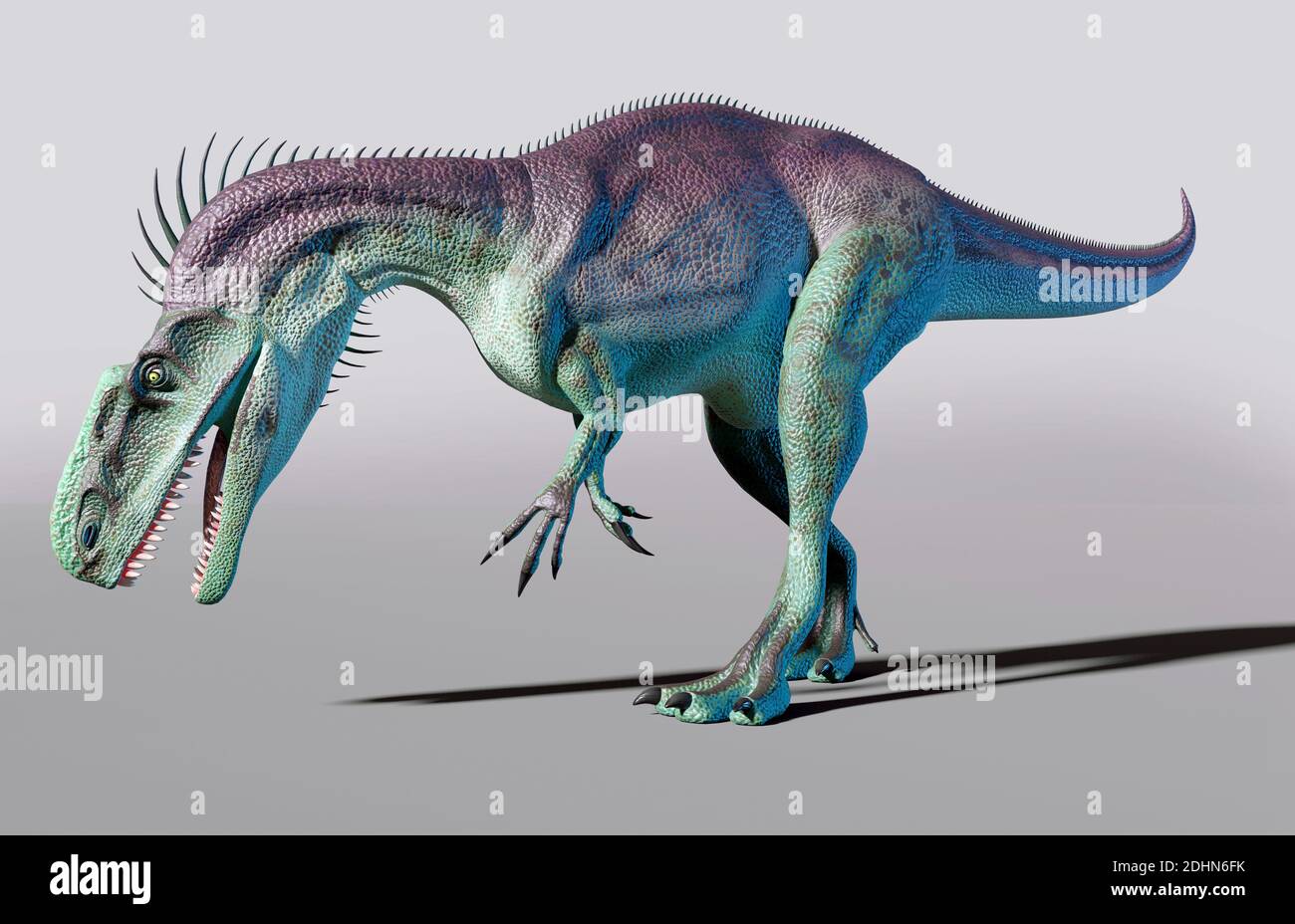 Monolophosaurus, artwork. Monolophosaurus (meaning 'single-crested ... Monolophosaurus, artwork. Monolophosaurus (meaning 'single-crested ...
