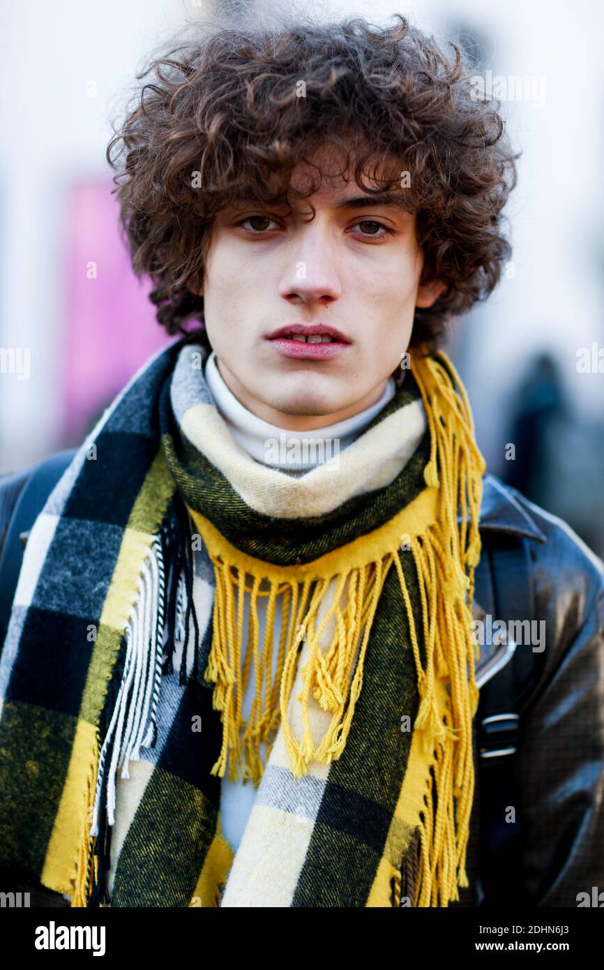 Street style, Model Serge Rigvava after Issey Miyake Fall-Winter 2016 ...