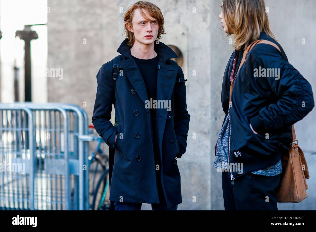 Street style, models after Rick Owens Fall-Winter 2016-2017 menswear ...