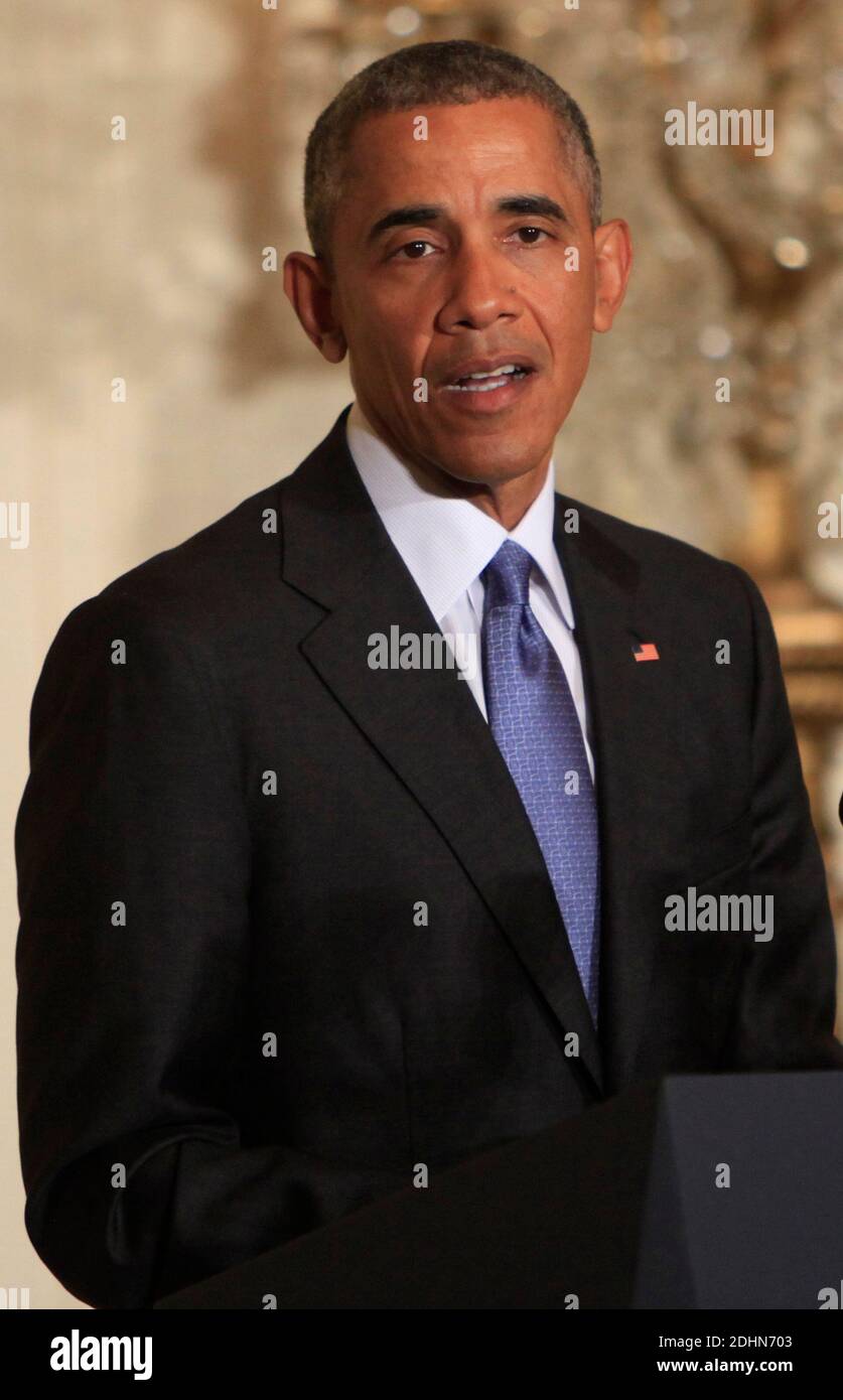 President Barack Obama at a reception for the nation’s mayors in the ...