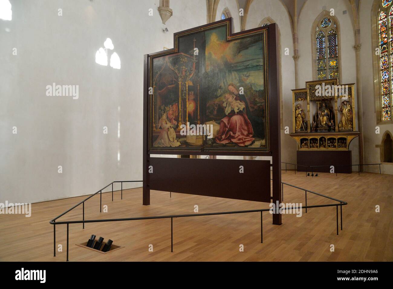 The Isenheim Altarpiece (Retable d'Issenheim) by Matthias Gruenewald, a ...