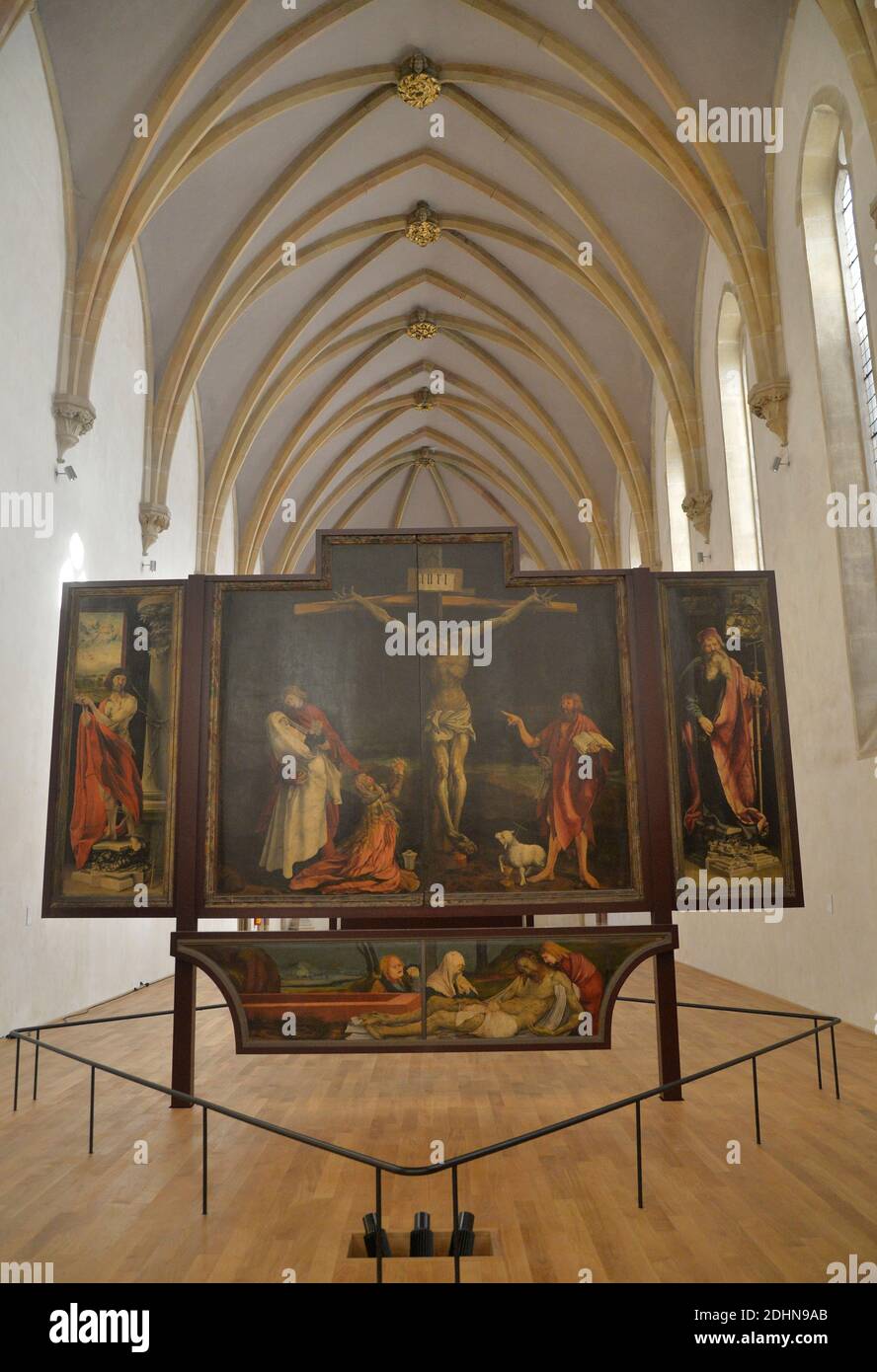 The Isenheim Altarpiece (Retable d'Issenheim) by Matthias Gruenewald, a ...