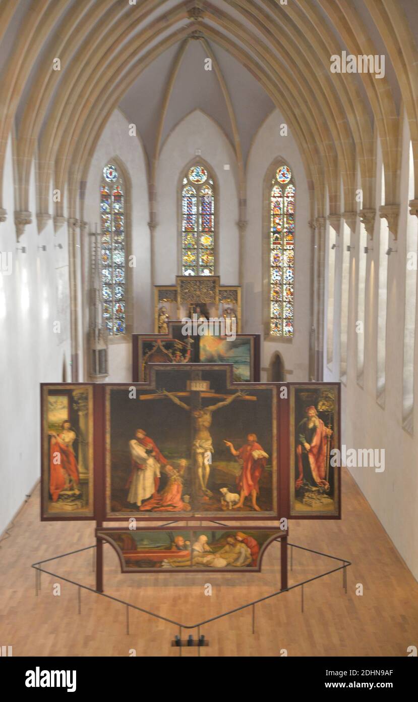 The Isenheim Altarpiece (Retable d'Issenheim) by Matthias Gruenewald, a ...