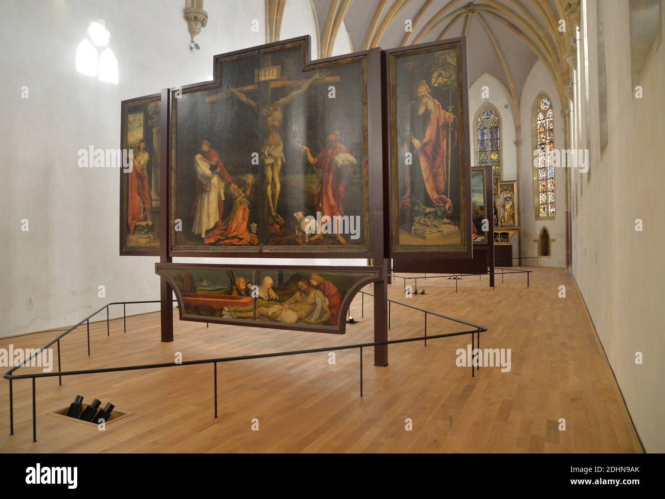 The Isenheim Altarpiece (Retable d'Issenheim) by Matthias Gruenewald, a ...