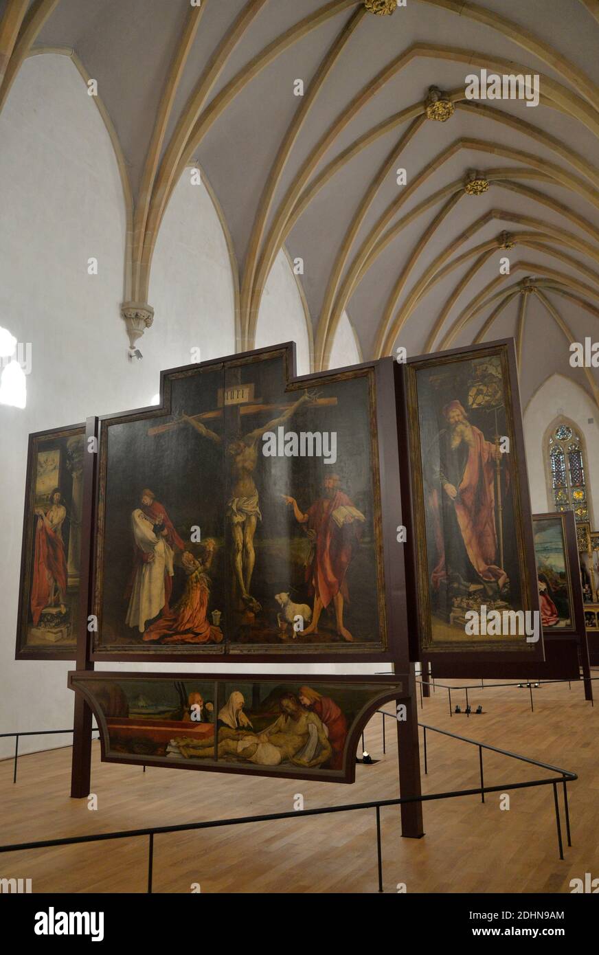 The Isenheim Altarpiece (Retable d'Issenheim) by Matthias Gruenewald, a ...
