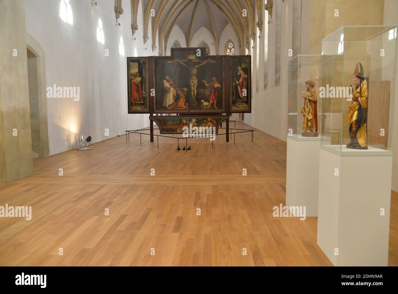 The Isenheim Altarpiece (Retable d'Issenheim) by Matthias Gruenewald, a ...