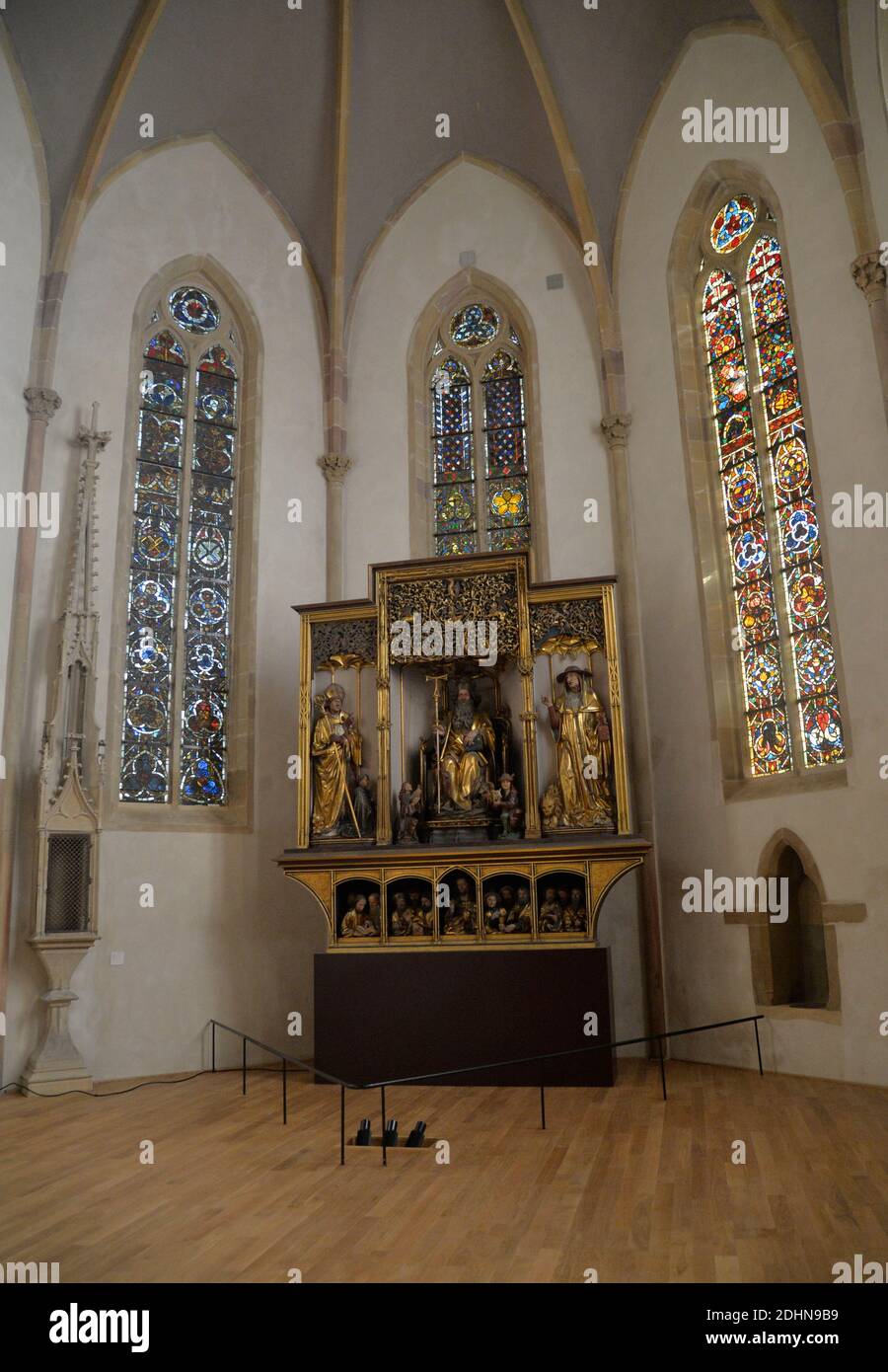 The Isenheim Altarpiece (Retable d'Issenheim) by Matthias Gruenewald, a ...