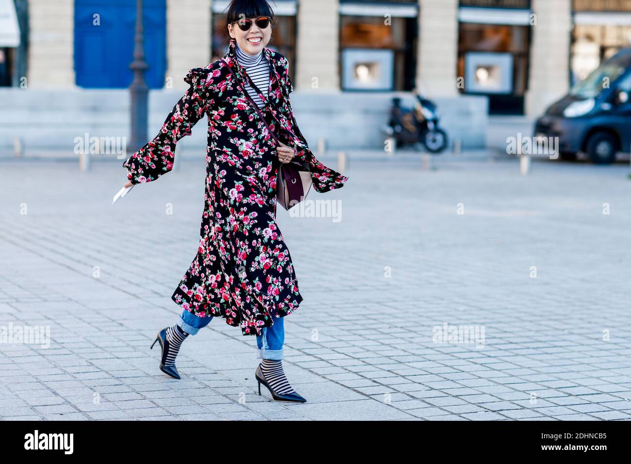 Street style, Susie Lau arriving at Schiaparelli Spring-Summer 2016 ...