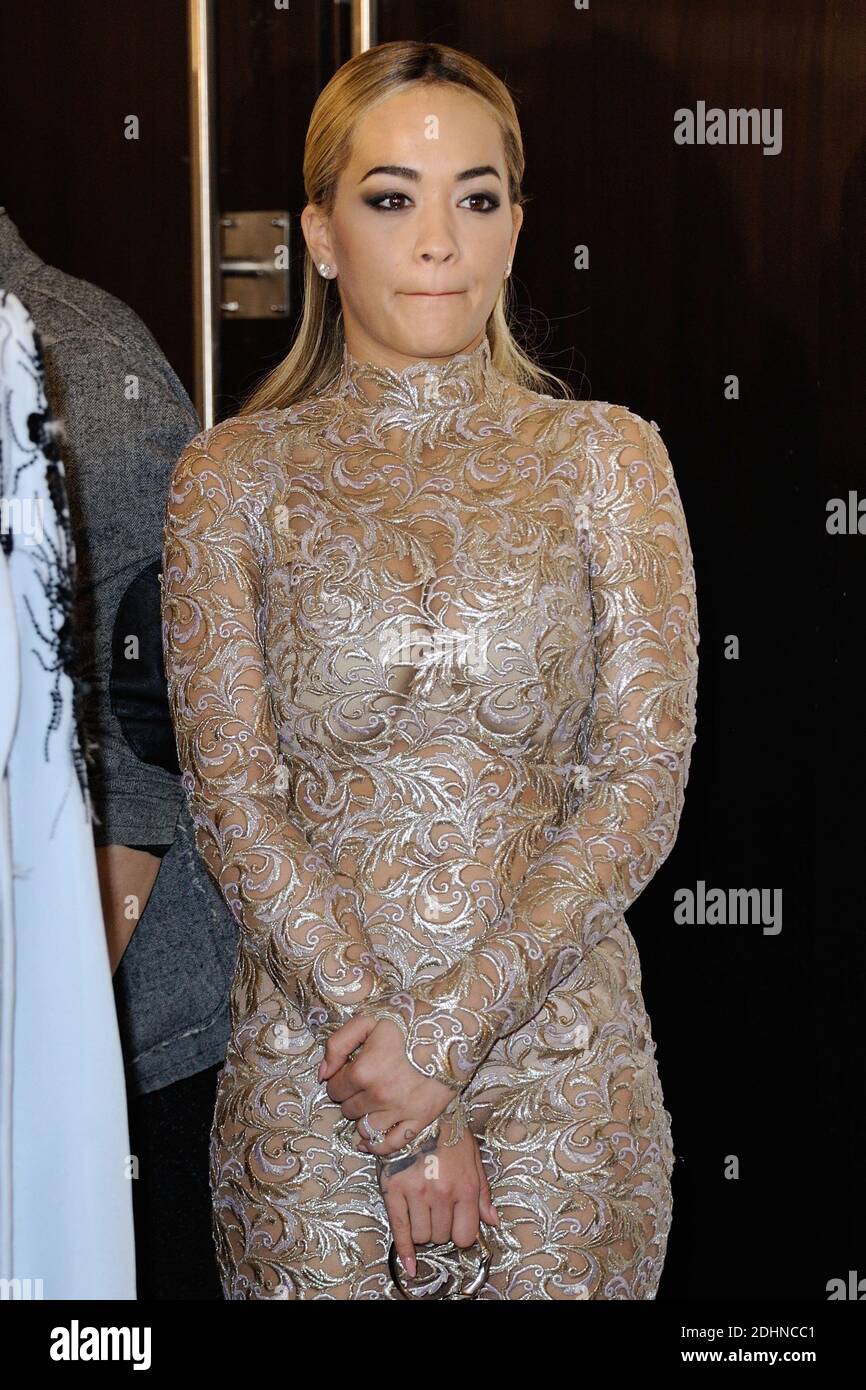 Rita Ora attending the Ralph and Russo show as part of Paris Spring ...