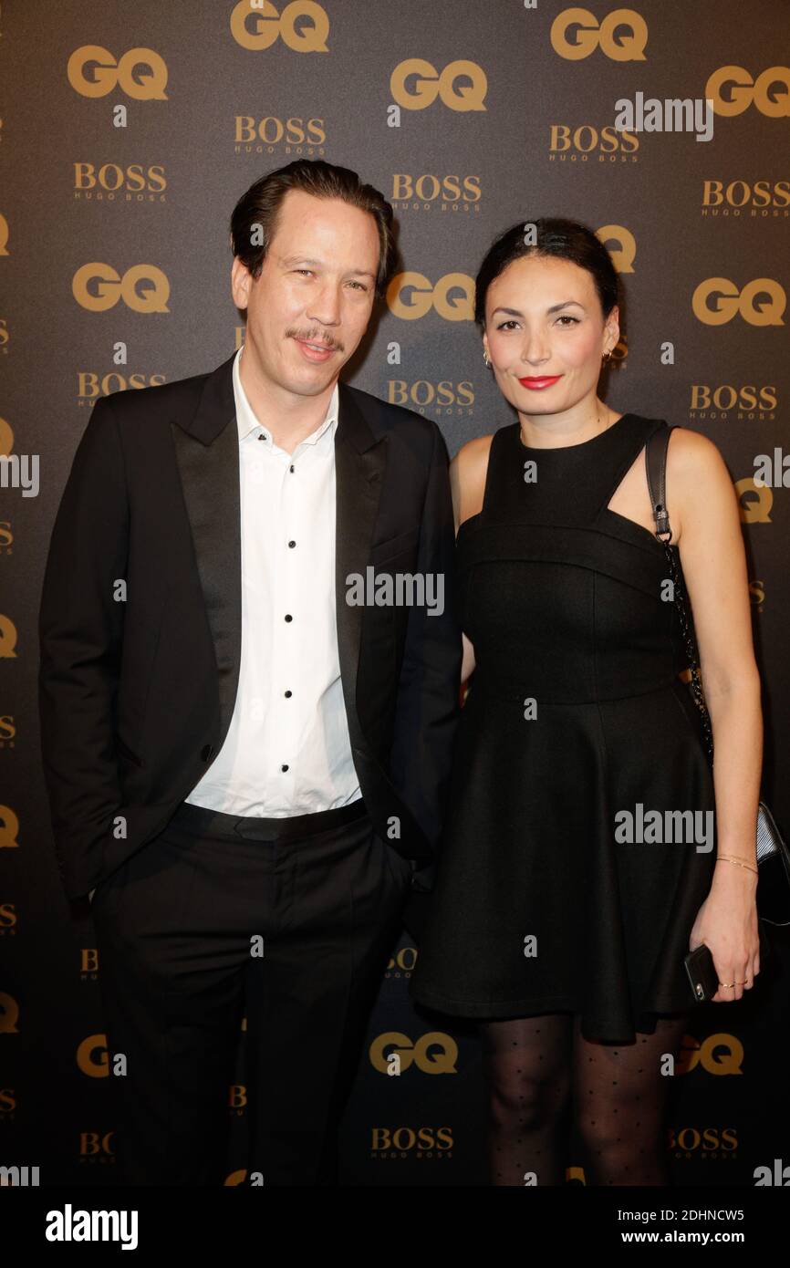 Reda Kateb and friend attending the GQ Men of the Year 2015 Awards held ...