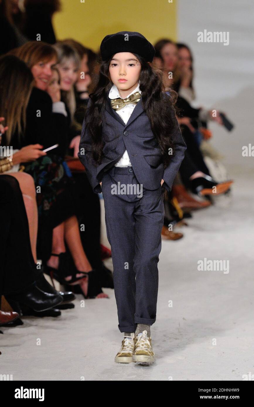 Young models walk the runway during the Bonpoint Spring Summer 2016 ...