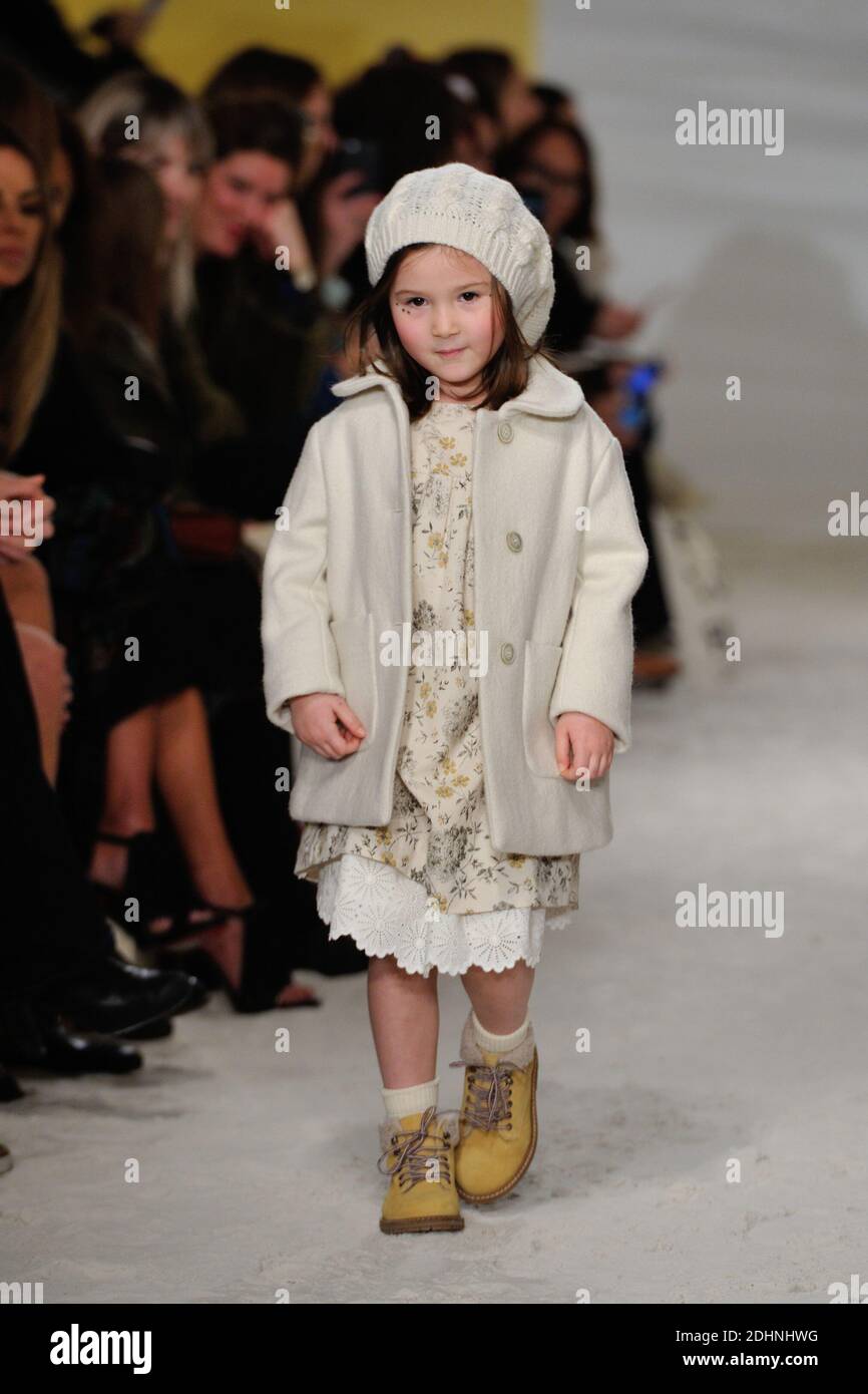 Young models walk the runway during the Bonpoint Spring Summer 2016 ...