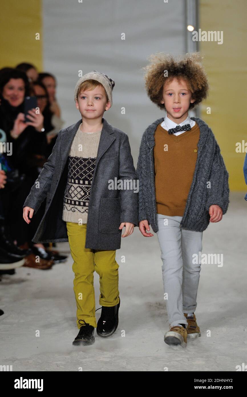 Young models walk the runway during the Bonpoint Spring Summer 2016 ...